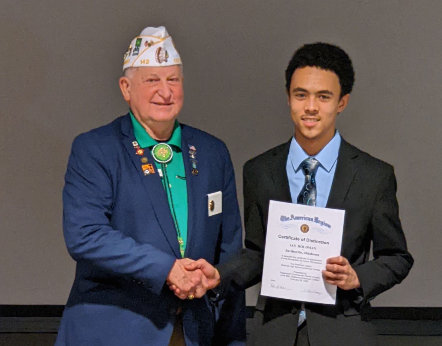 Bartlesville Radio » News » Holdman Punches Ticket to National Speech ...